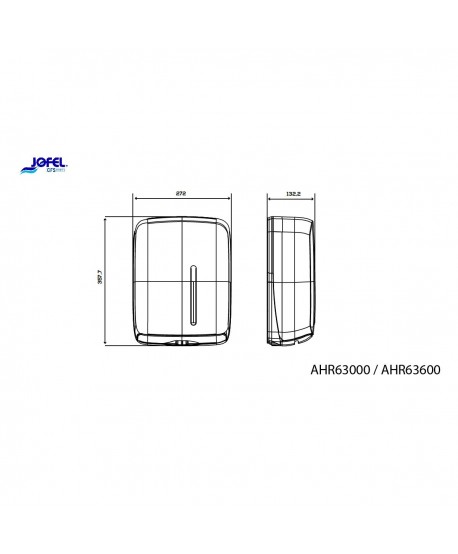 Dispenser Prosop Hârtie Z-Fold Jofel TIMELESS, Negru Mat – Igienă ...